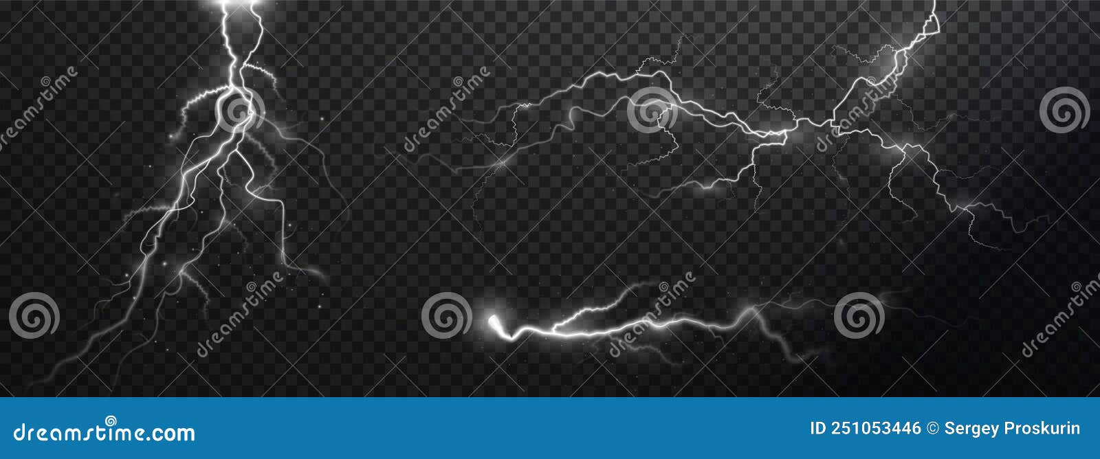 Light Isolated Vector Lightning Png. Magic Light Abstract Lines ...