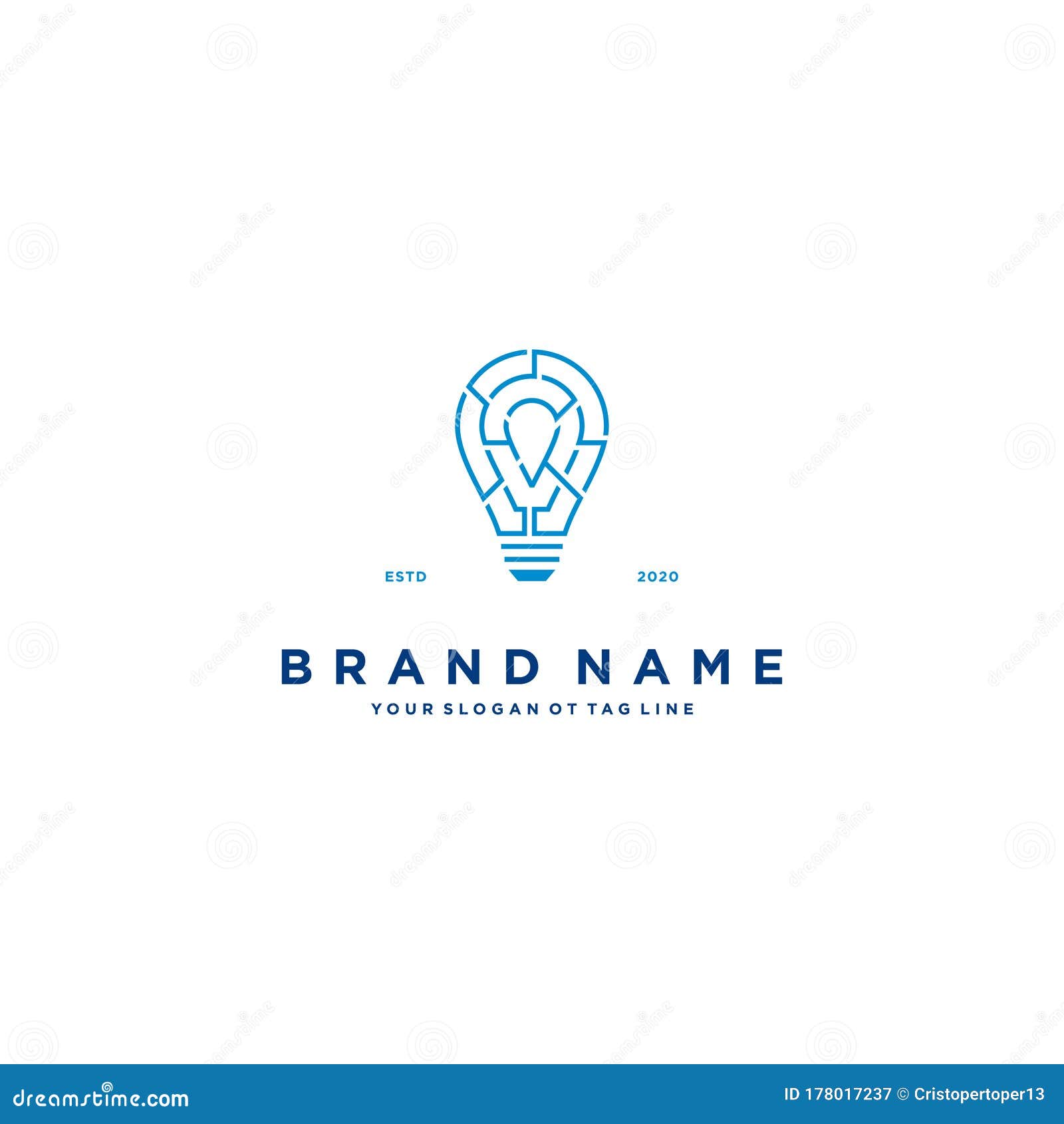 Light logo design vector stock vector. Illustration of colorful - 178017237