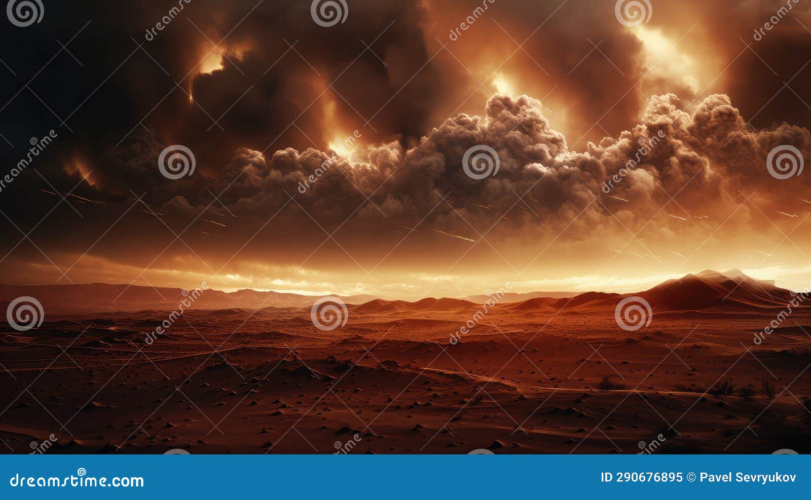 Light lunar dust storm stock illustration. Illustration of solar ...