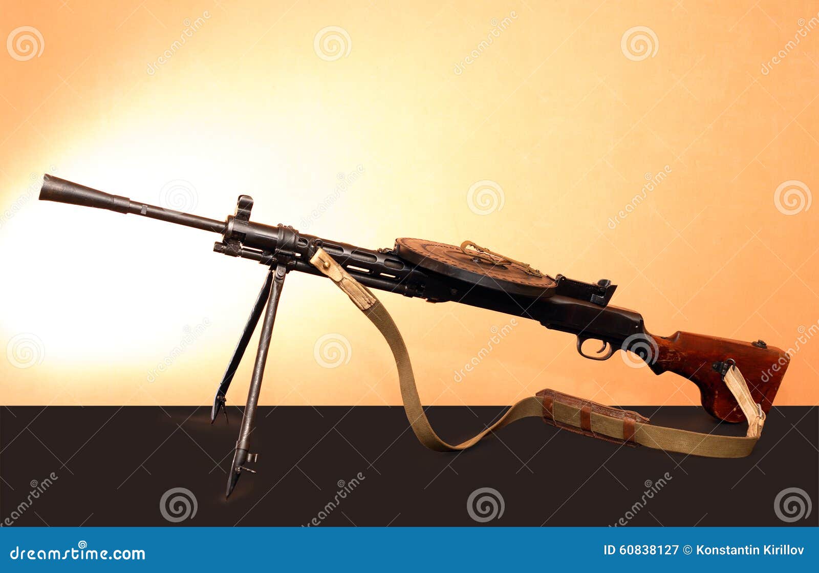 Light Machine Gun stock image. Image of weapon, object - 60838127