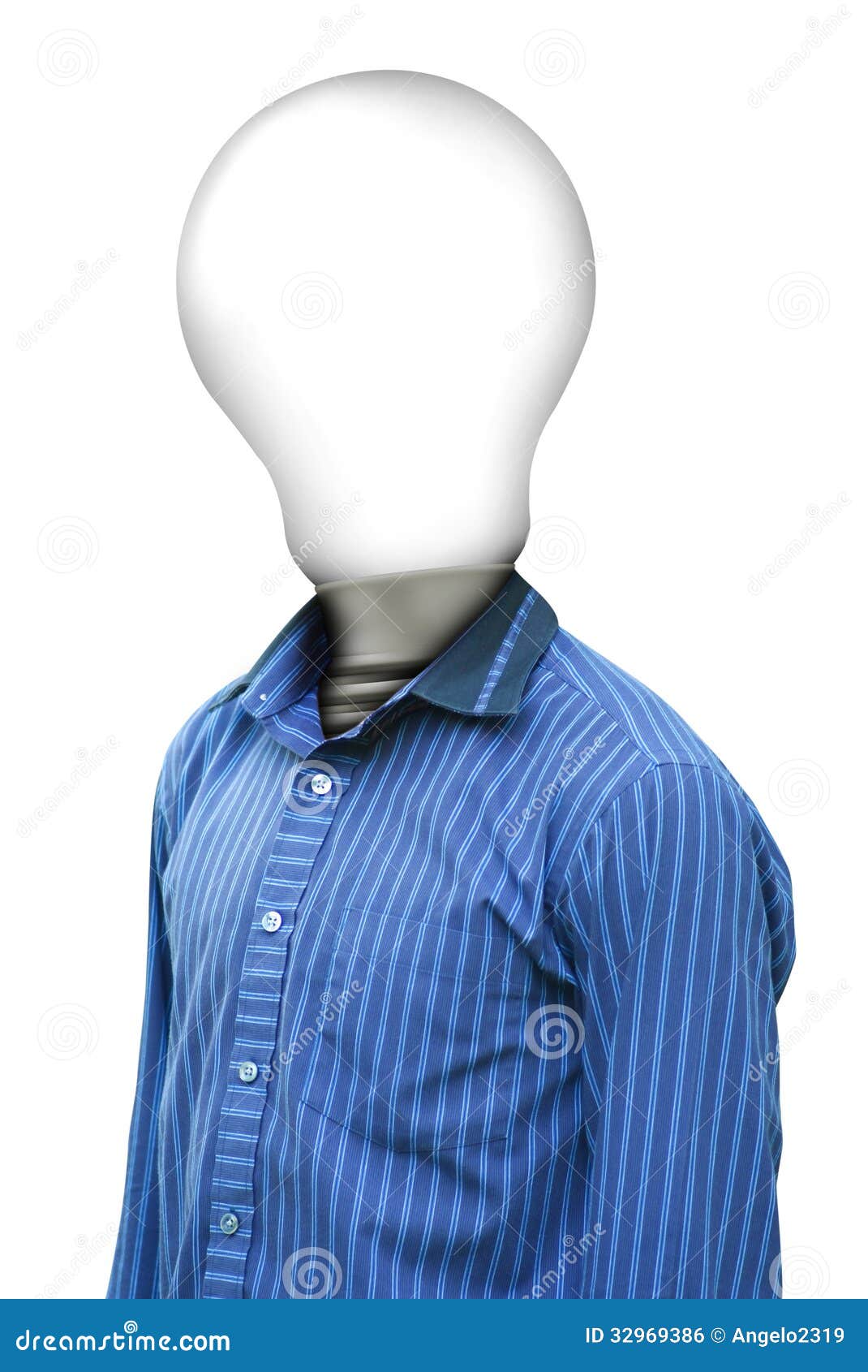 Light Man stock photo. Image of creative, isolated, male - 32969386