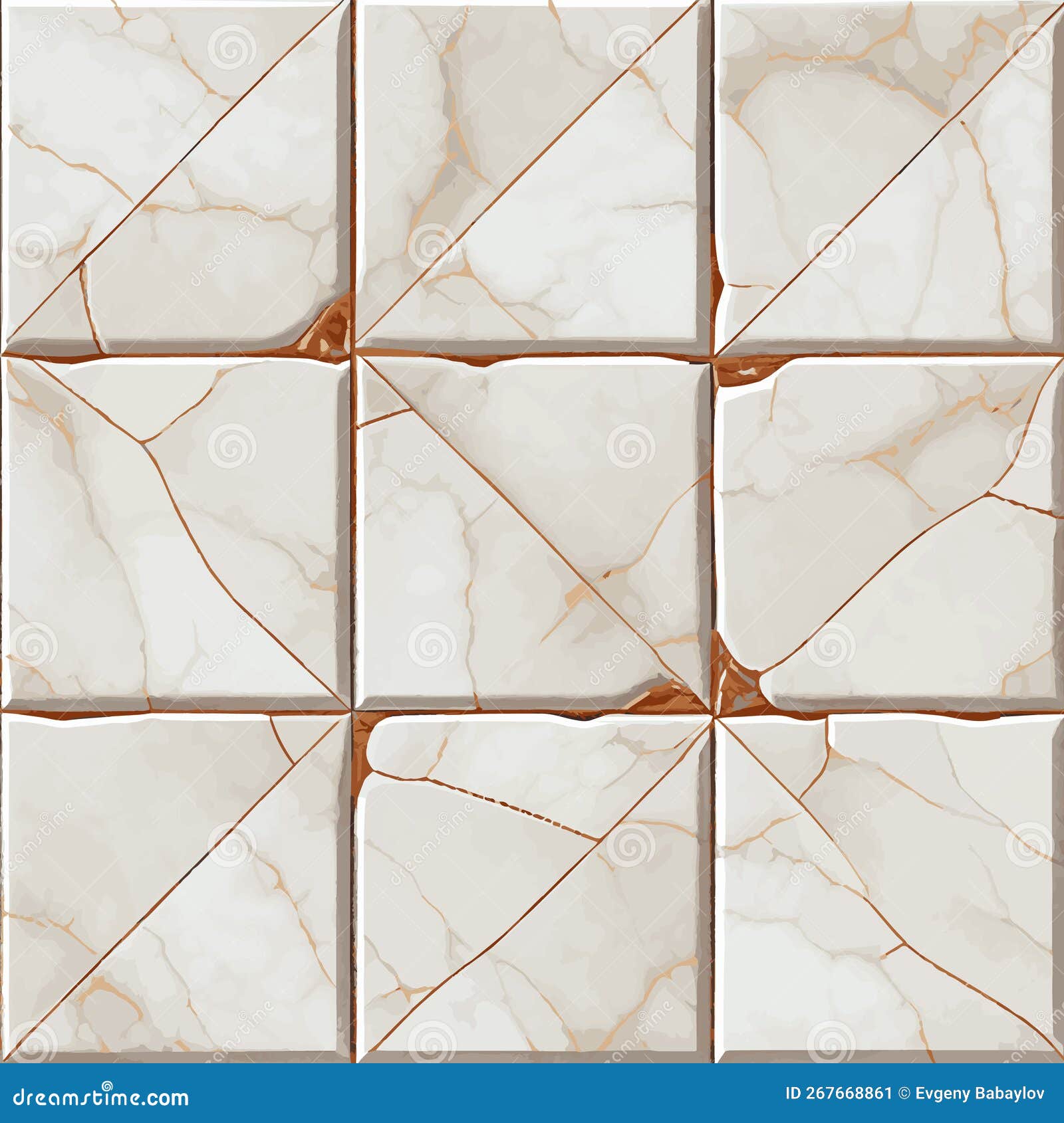 Light Marble Tile Texture, Pattern Background - Vector Stock Vector ...