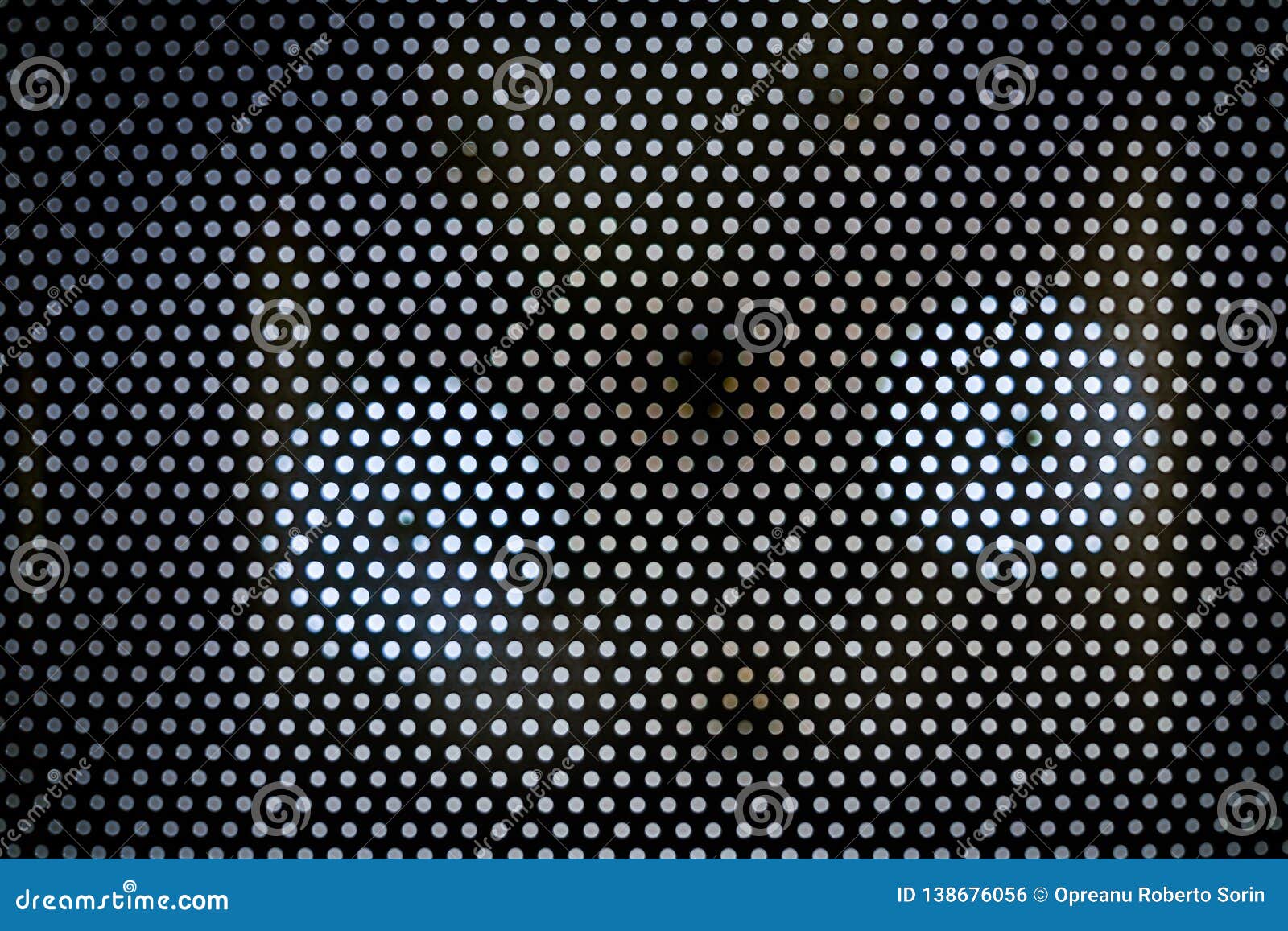 Light through the Metallic Sieve Stock Photo - Image of hand, chile ...