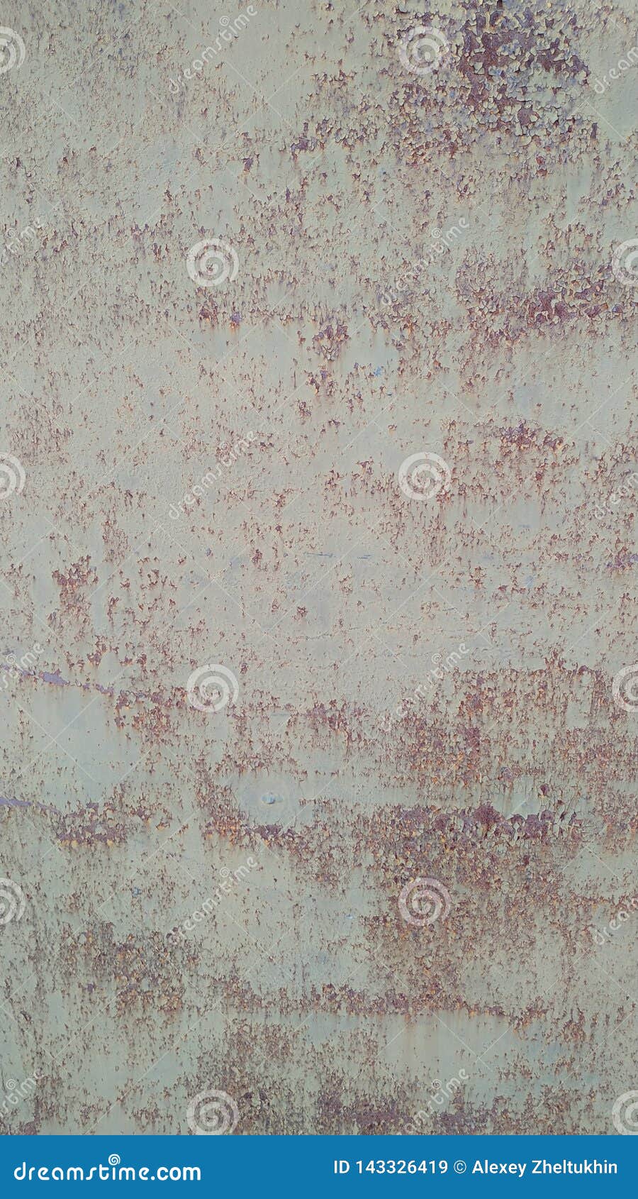 Light Metallic Surface Damaged by Rust. Background, Texture. Close-up ...
