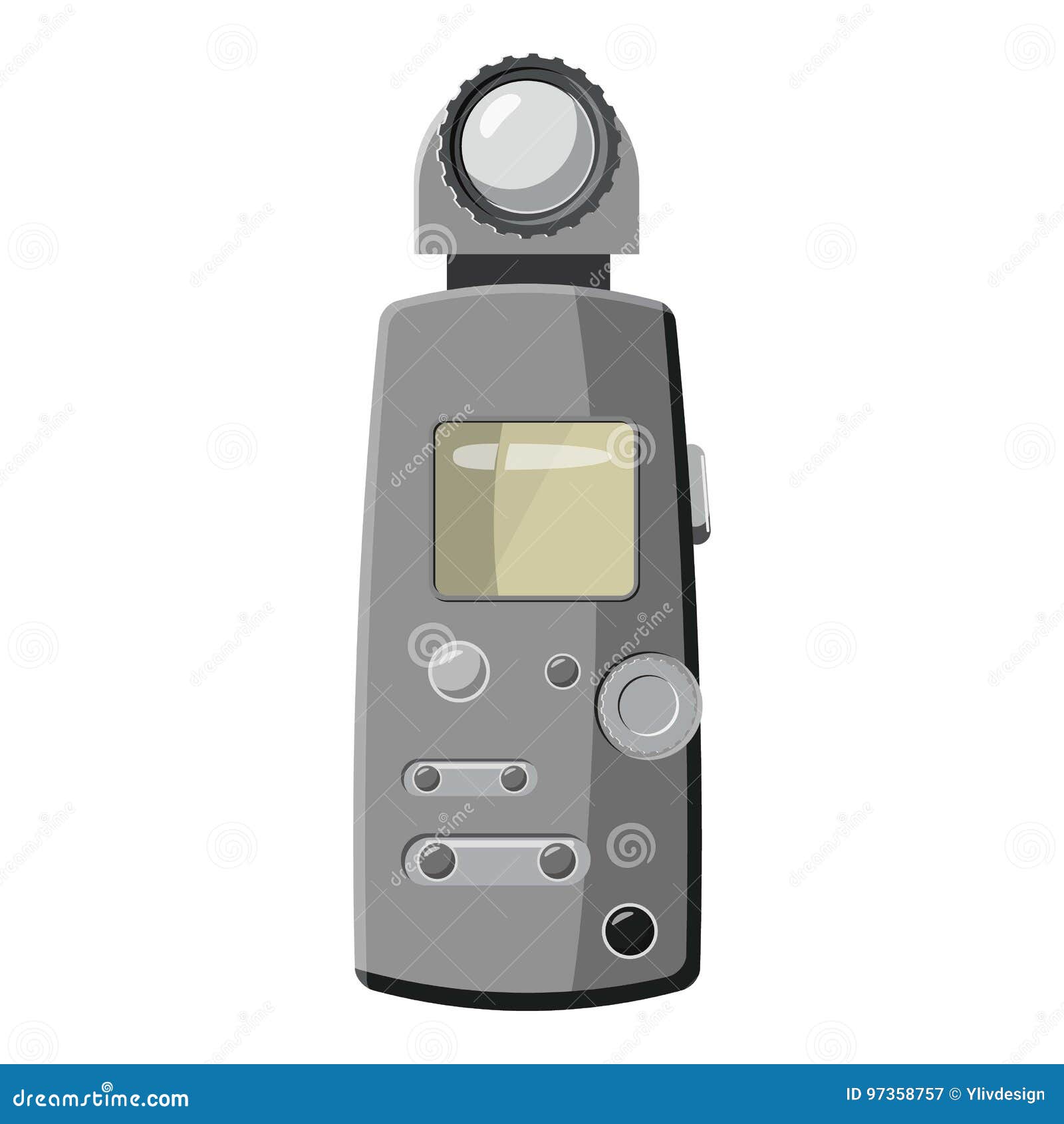 Light Meter Icon, Cartoon Style Stock Vector - Illustration of electric ...