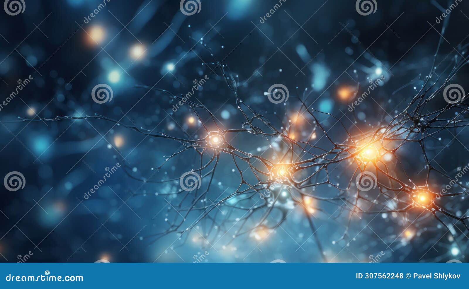 Light Micrograph of Human Brain Tissue Showing Neurons and Glial Cells ...