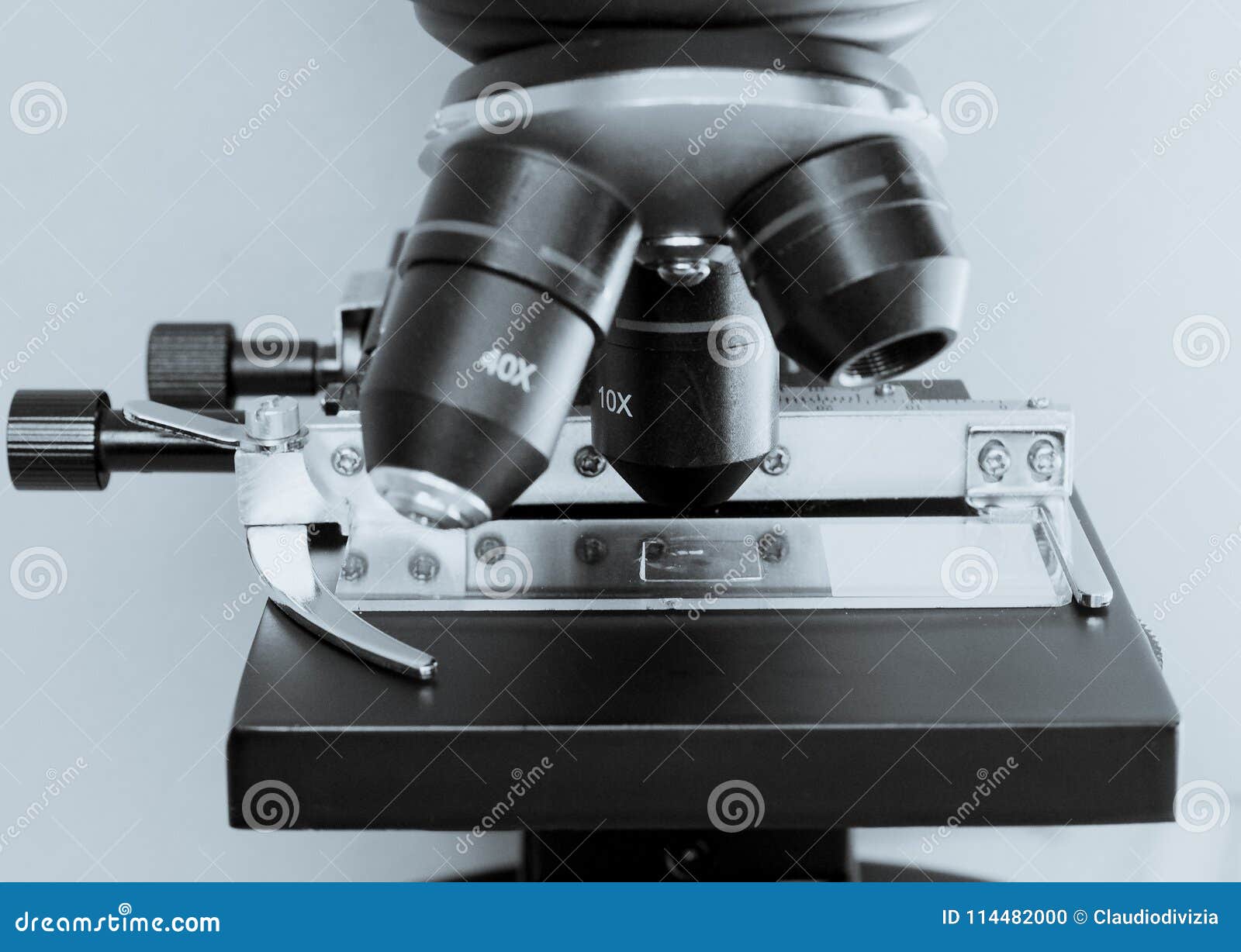 Light microscope detail stock photo. Image of experiment - 114482000