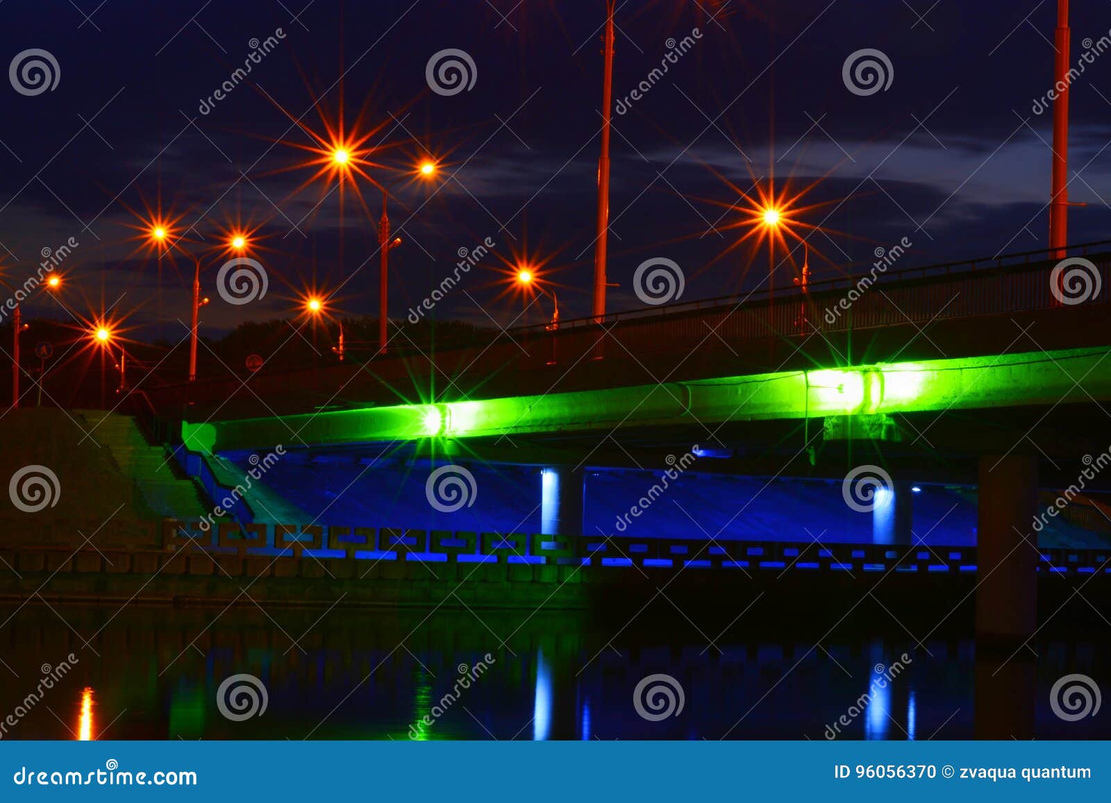 Light in the Midle of the Night Stock Photo - Image of road, city: 96056370