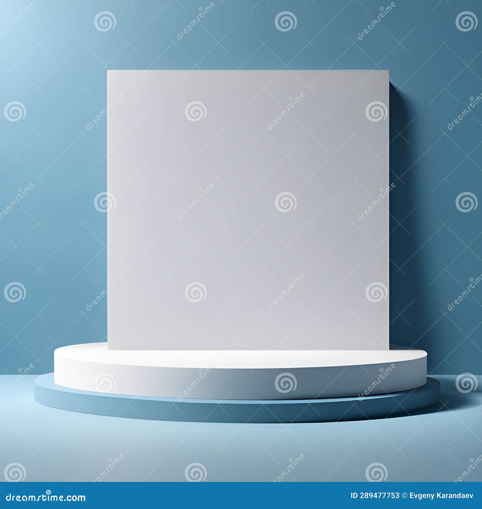 A Light Backdrop with Podium for Product Presentations Stock ...