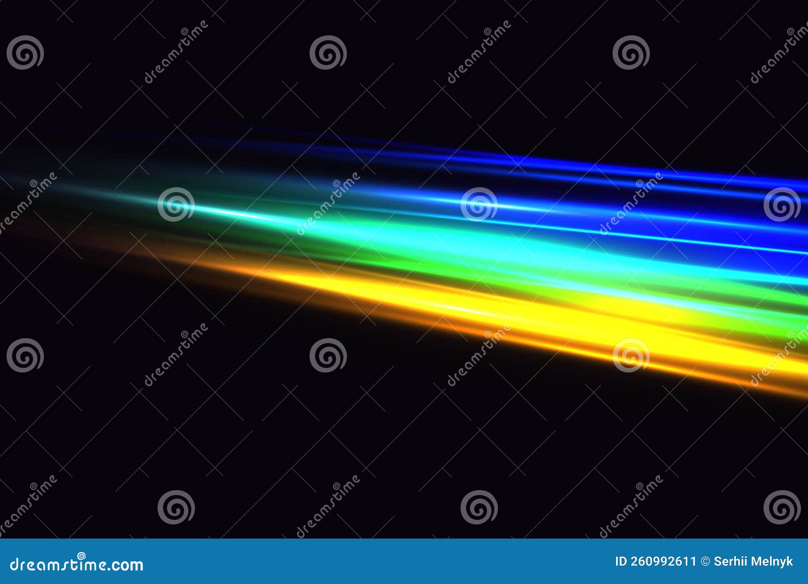 Light motion trails stock vector. Illustration of city - 260992611