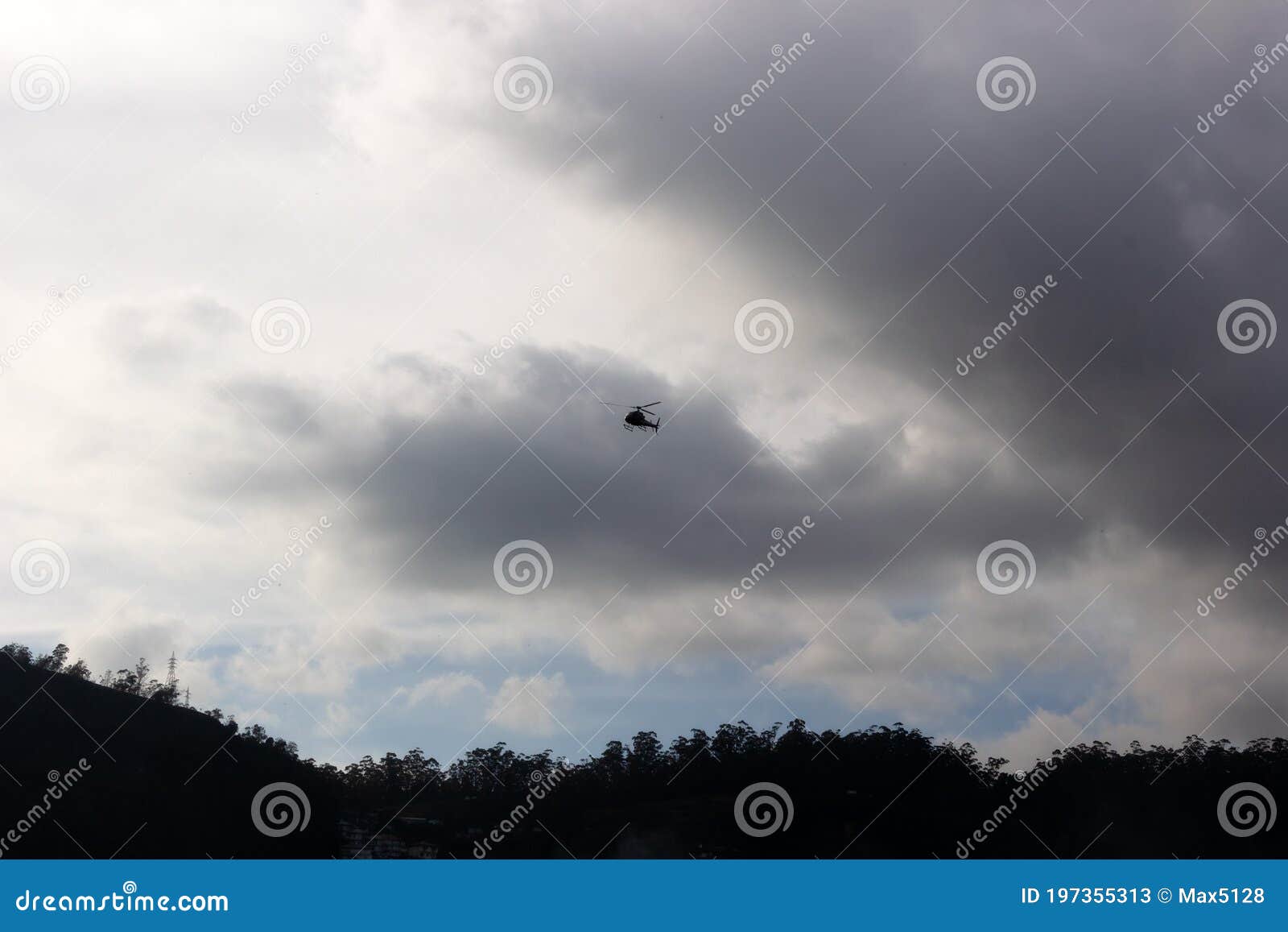 Light Multi-purpose Helicopter of Classic Single-rotor Scheme Stock ...