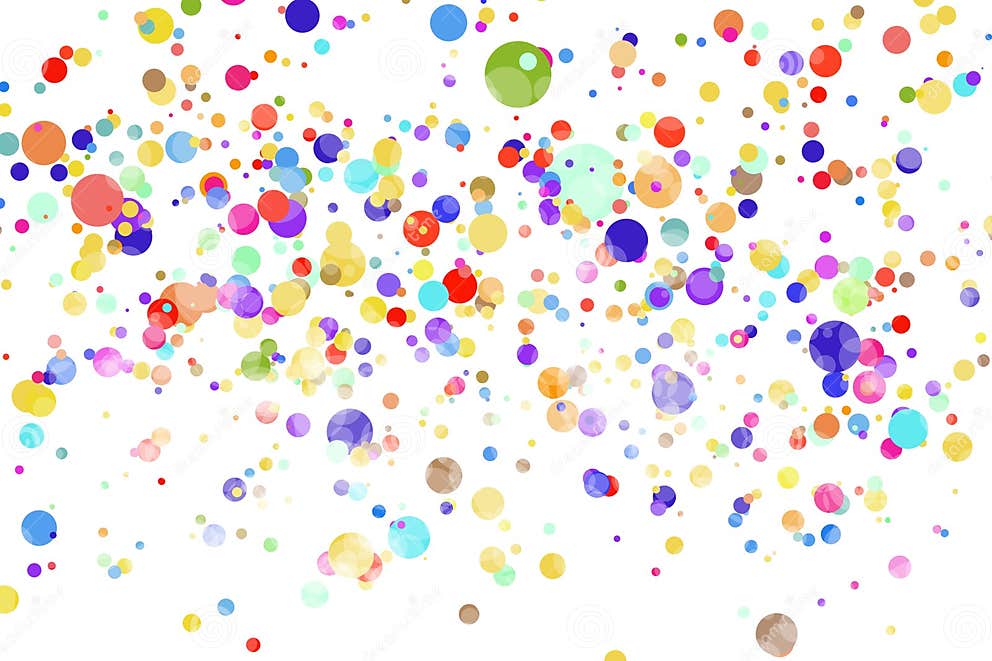 Light Multicolor Background, Colorful Vector Texture with Circles ...