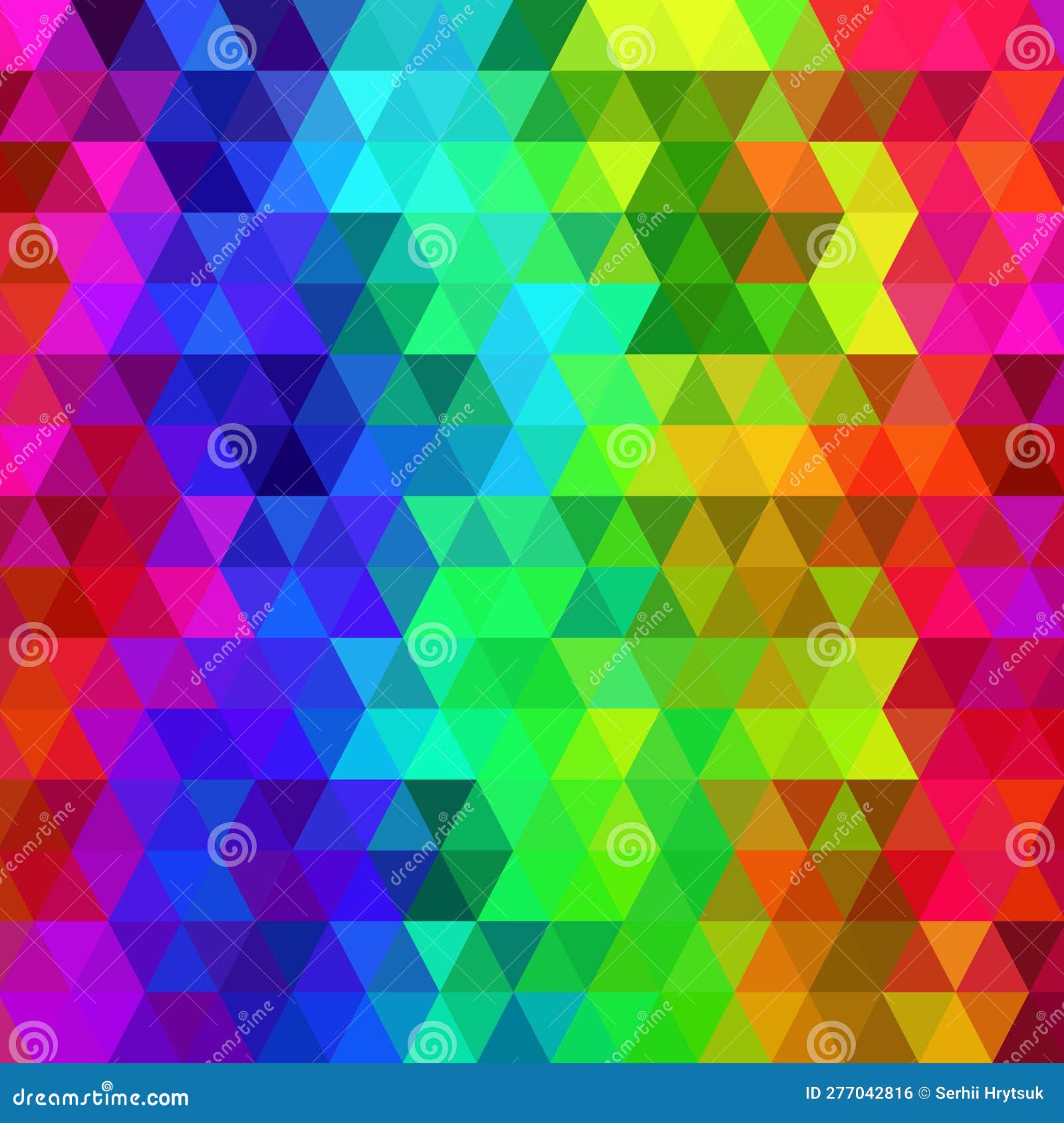 Light Multicolor, Rainbow Low Poly Texture. a Sample with Polygonal ...