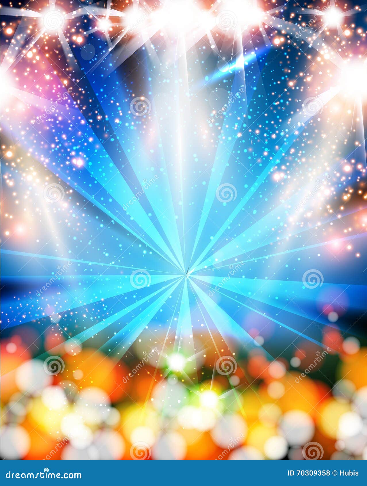 Neon Rave Lights Background