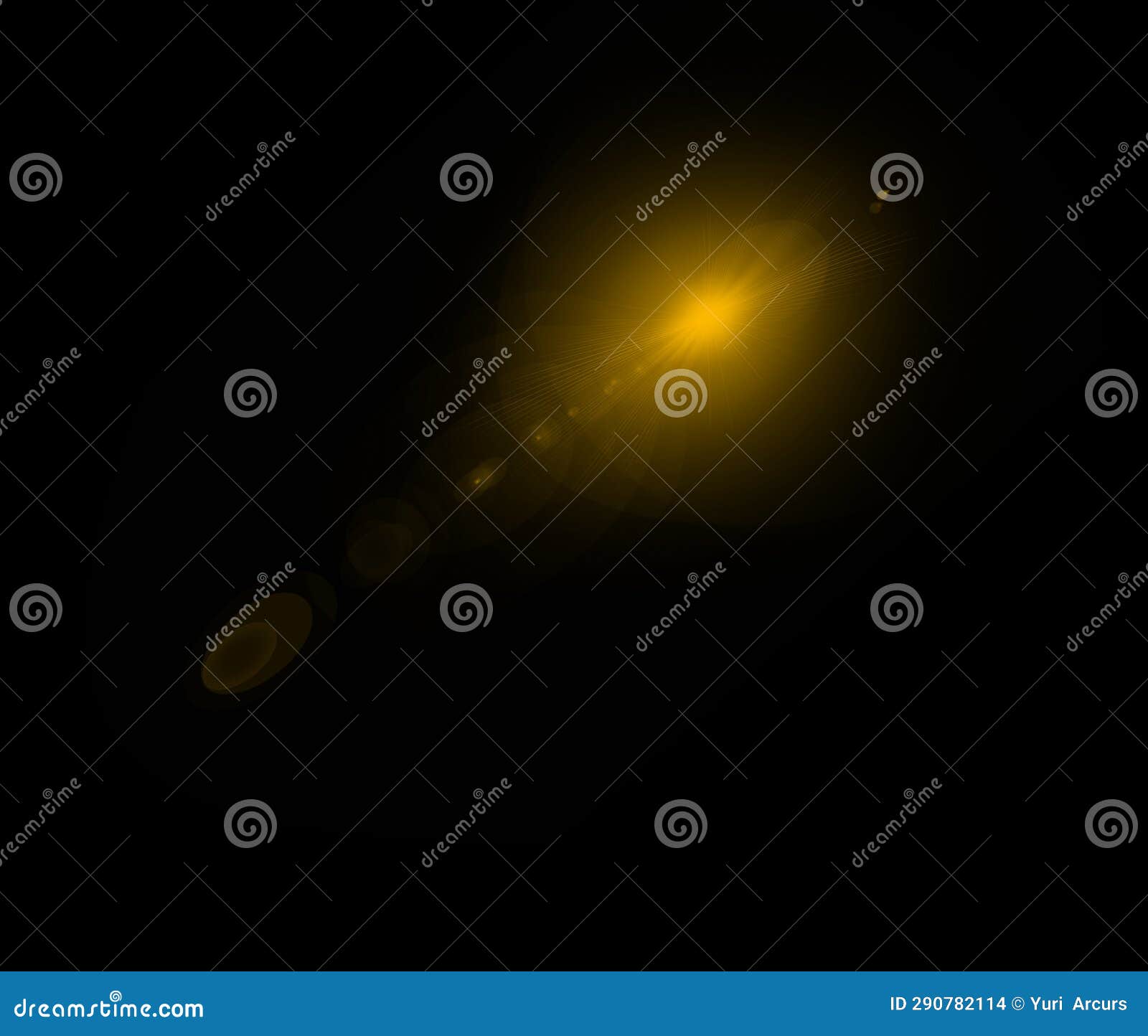 Yellow Spark. Star Burst With Sparkles. Gold Glitter Particles, Dust ...