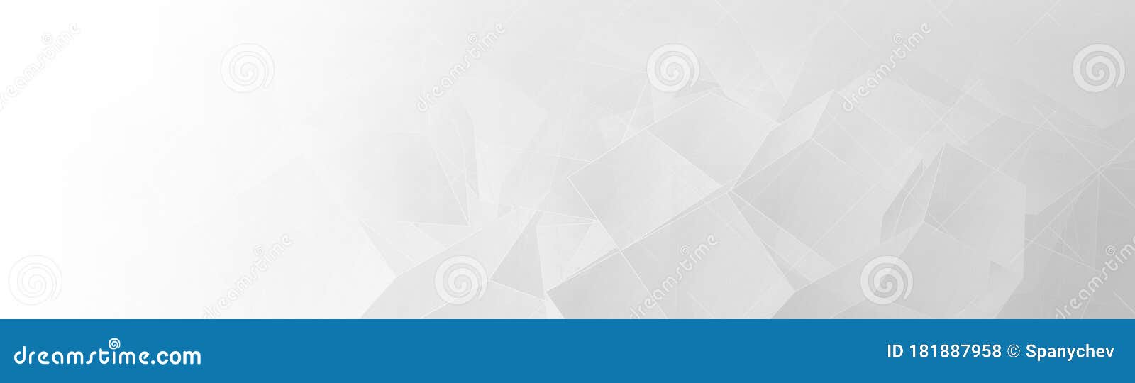 Light Neutral Wide Banner Background Stock Illustration - Illustration ...