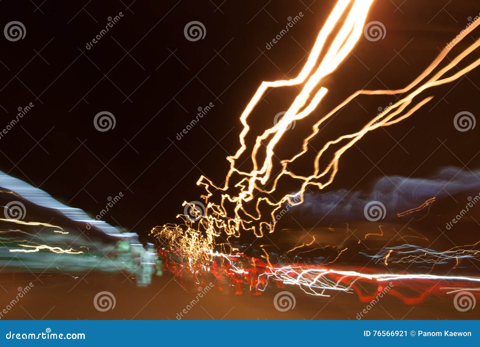 Light of Night Drive stock image. Image of vehicle, speed - 76566921