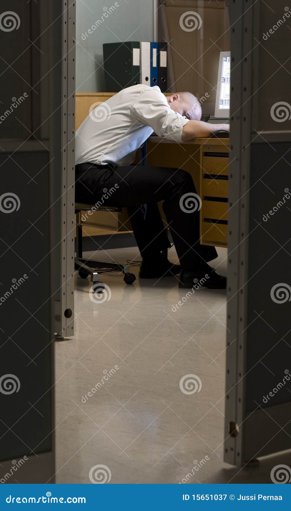 Light night worker stock image. Image of male, overtime - 15651037