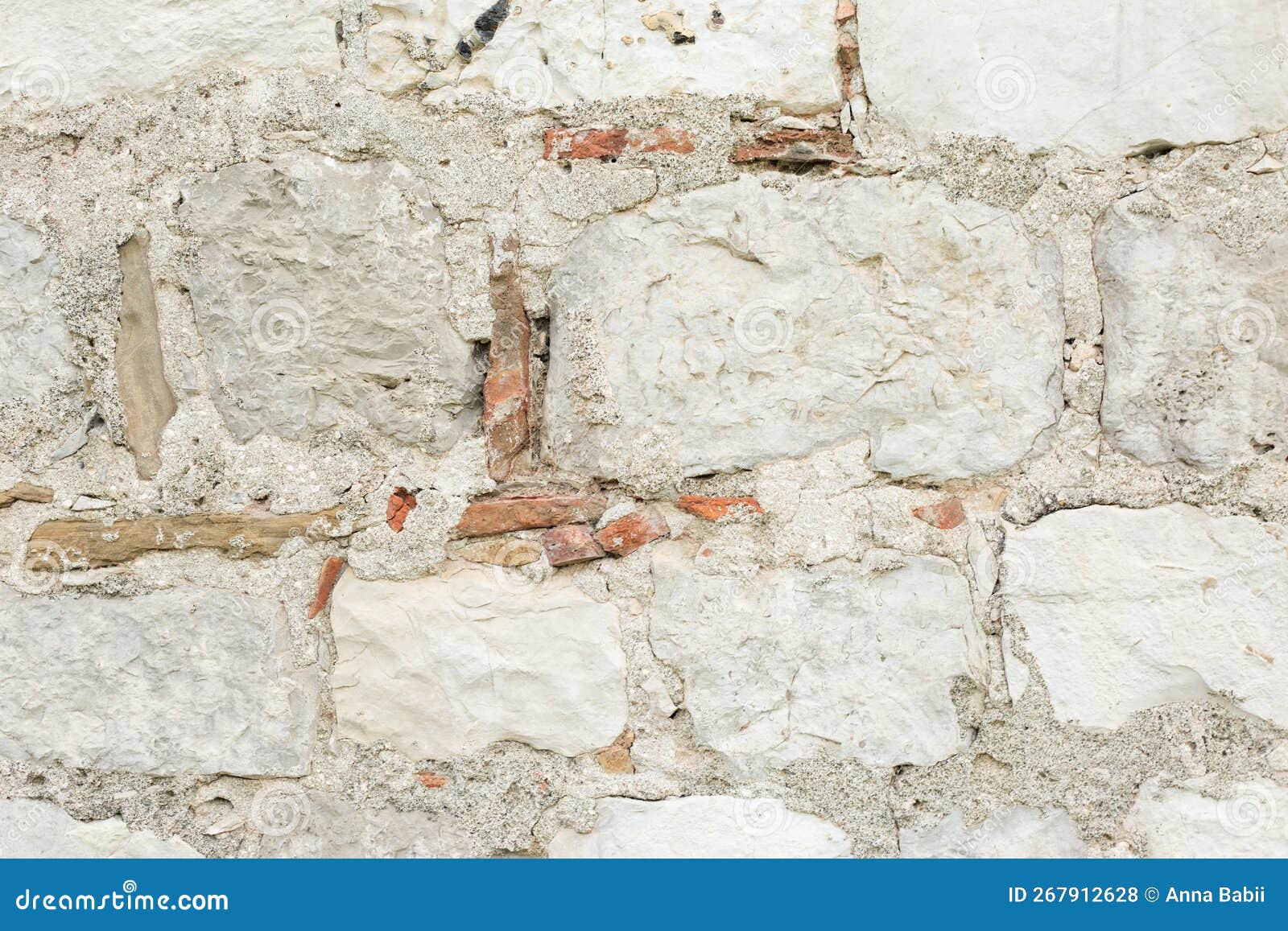 Light Old Brickwork Texture. Ancient Brick Wall. Stock Photo - Image of ...