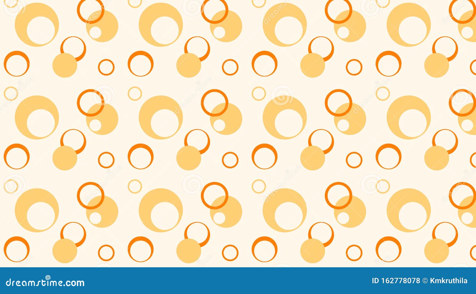 Light Orange Circle Pattern Stock Vector - Illustration of round ...