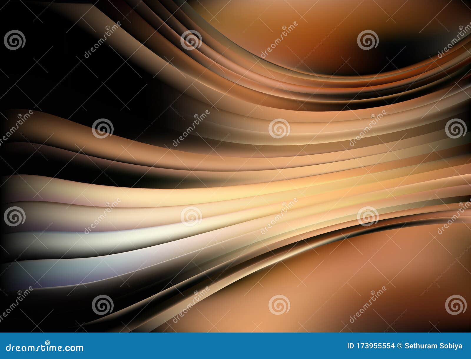 Light Orange Creative Background Vector Illustration Design Stock ...