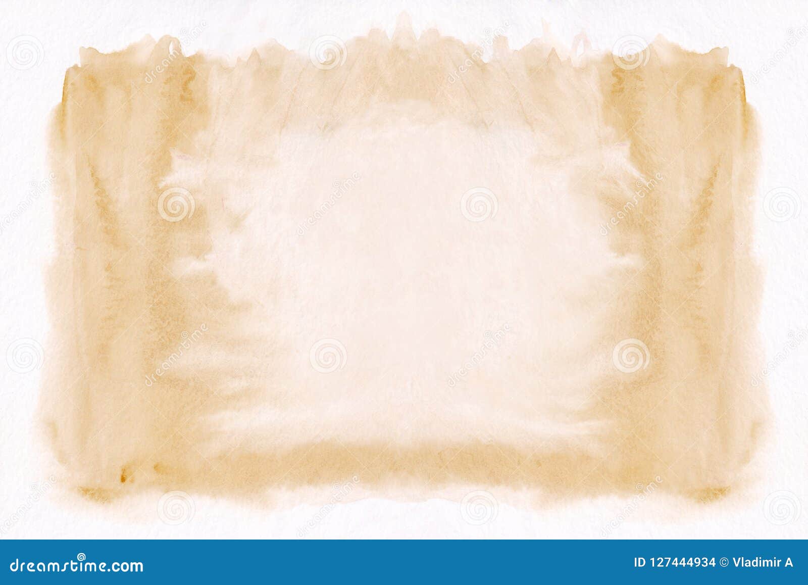 Light Orange Horizontal Watercolor Gradient Hand Drawn Background ...