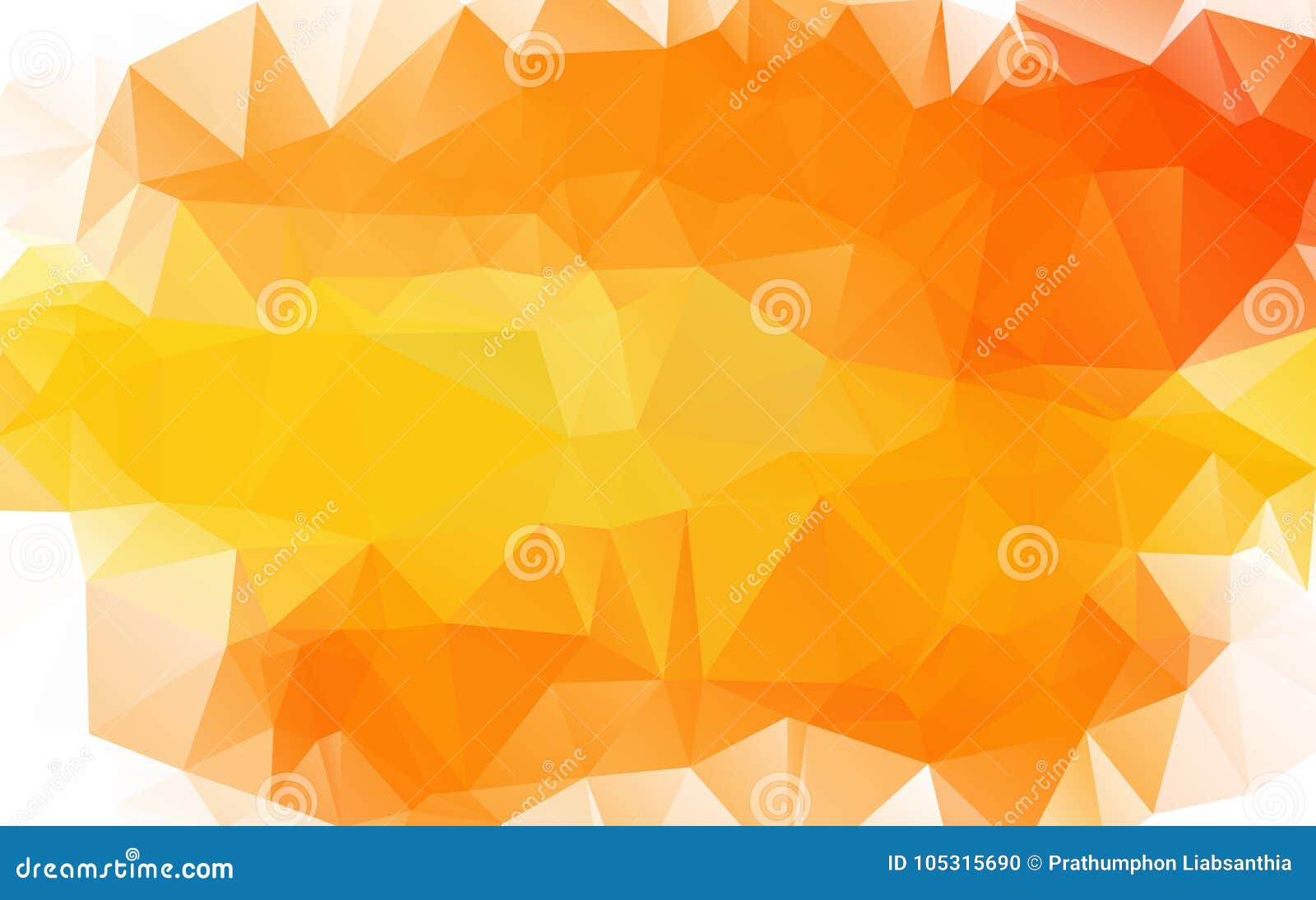 Light Orange Pattern. Seamless Triangle Pattern. Geometric Pattern ...