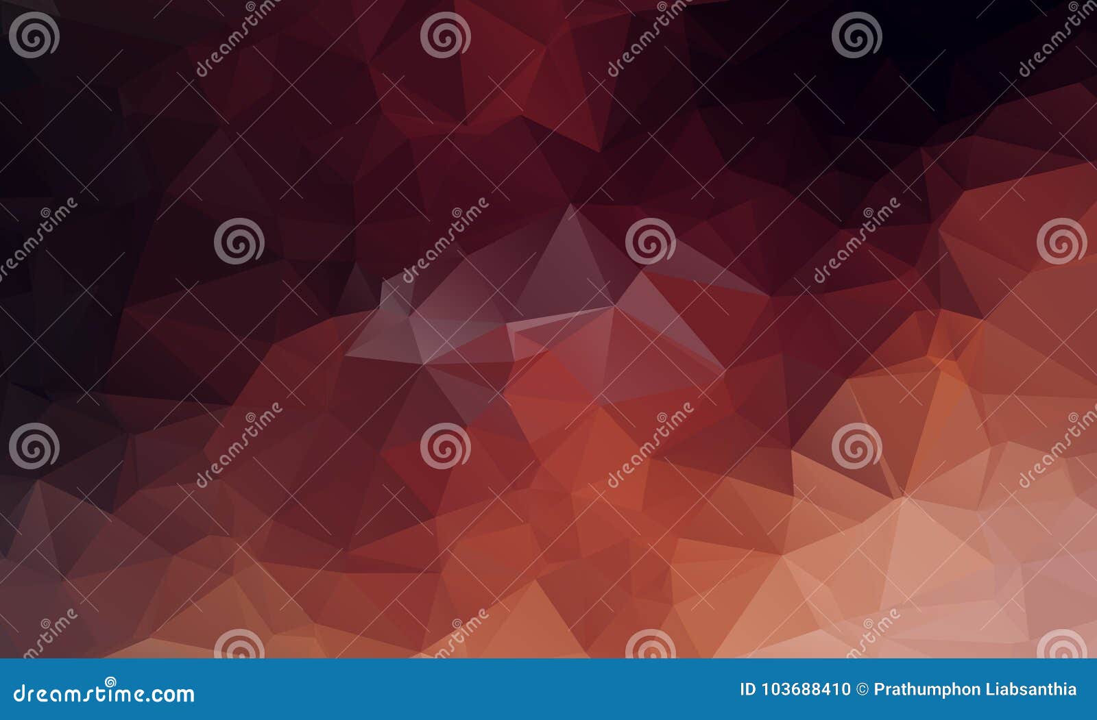 Light Orange Pattern. Seamless Triangle Pattern. Geometric Pattern ...