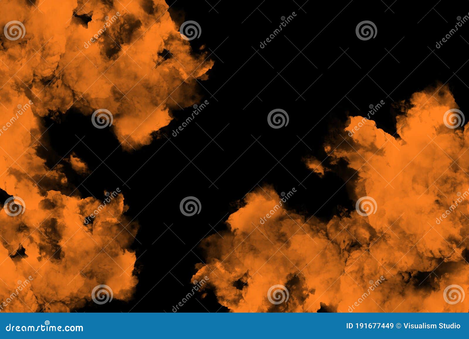 Light Orange Smoke Color Overlay Light Rays Flash and Glow and Clouds ...