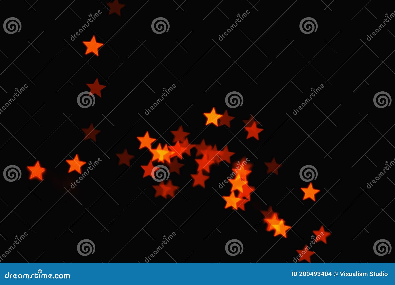 Light Orange Star Light Effect Isolated Overlay Glitter Texture on ...