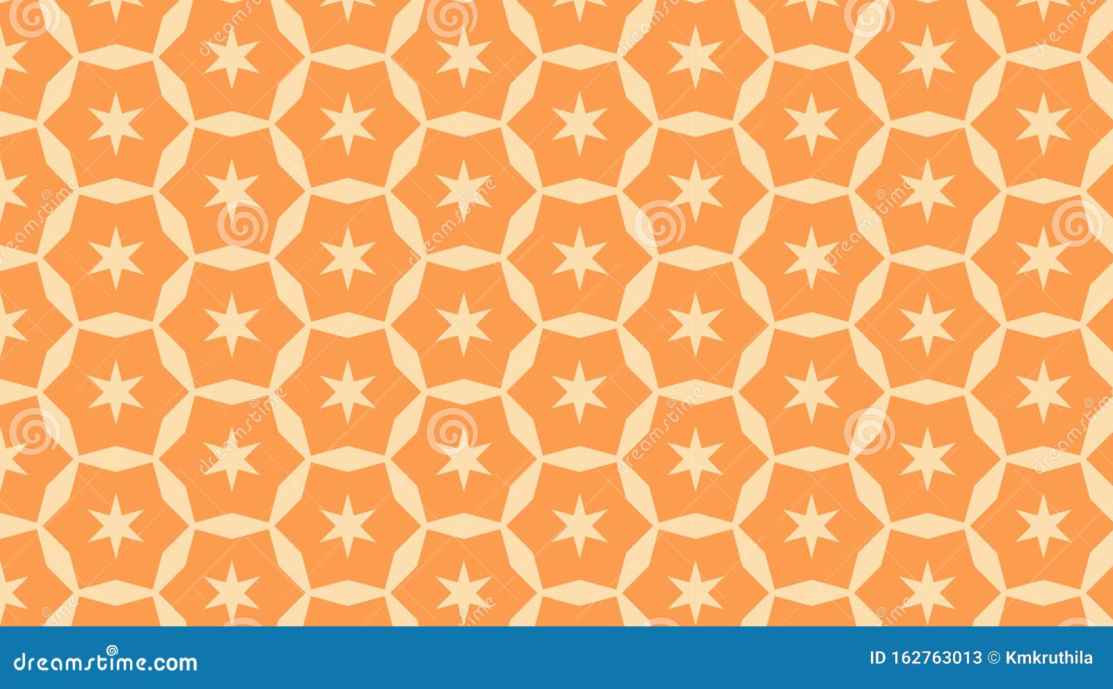 Light Orange Stars Pattern Background Stock Vector - Illustration of ...