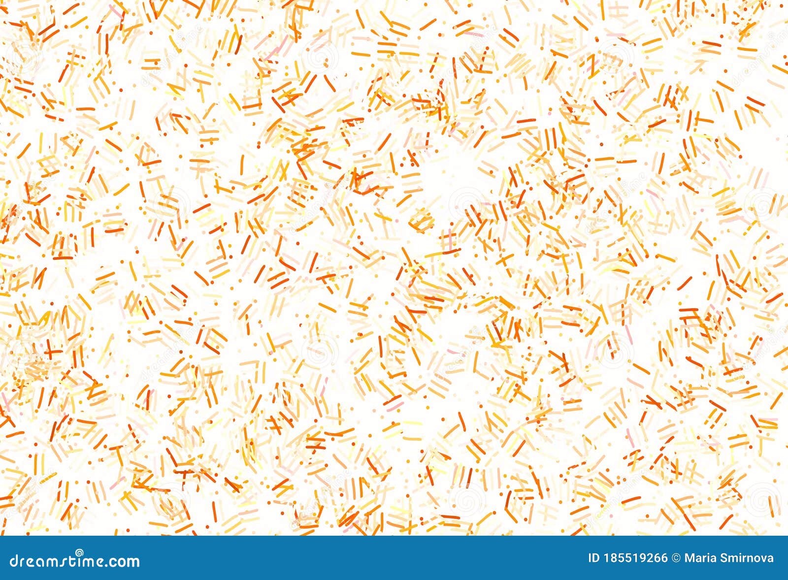 Light Orange Vector Background with Stright Stripes, Dots. Stock Vector ...