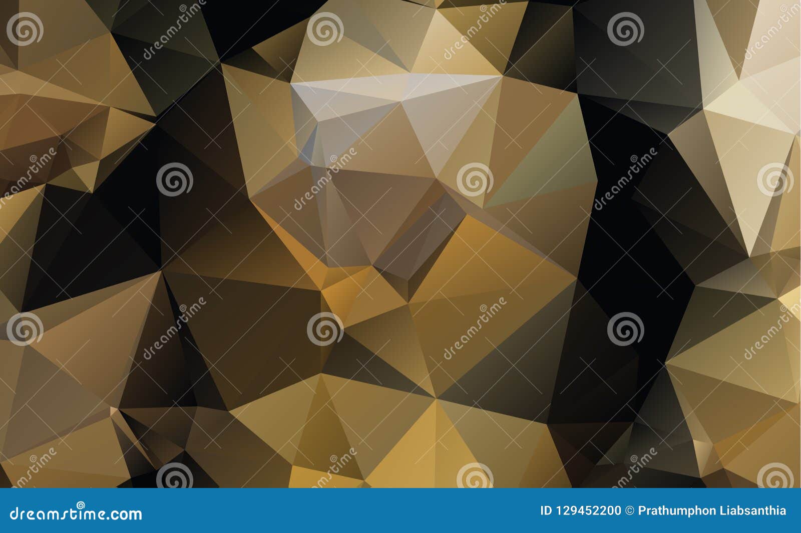 Light Orange Vector Low Poly Crystal Background. Polygon Design Stock ...
