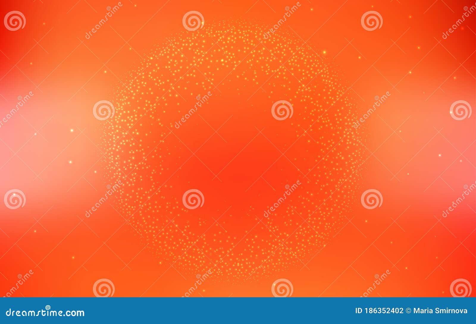 Light Orange Vector Pattern with Night Sky Stars. Stock Vector ...