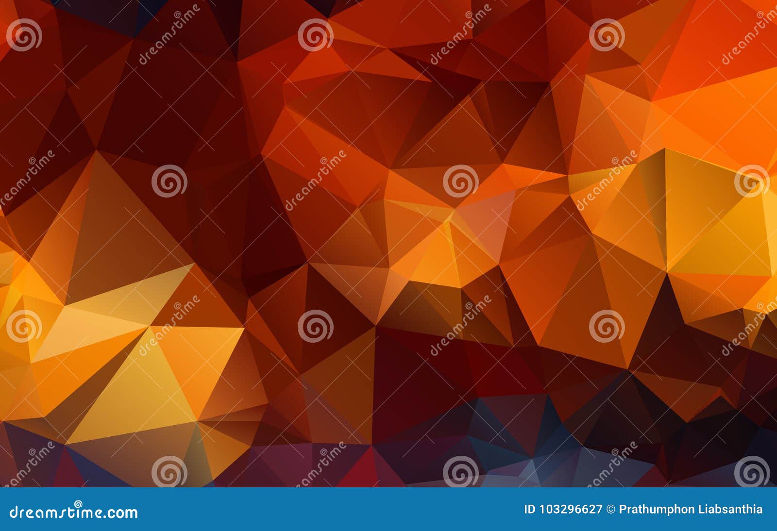 Light Orange Vector Polygonal Illustration Stock Vector - Illustration ...