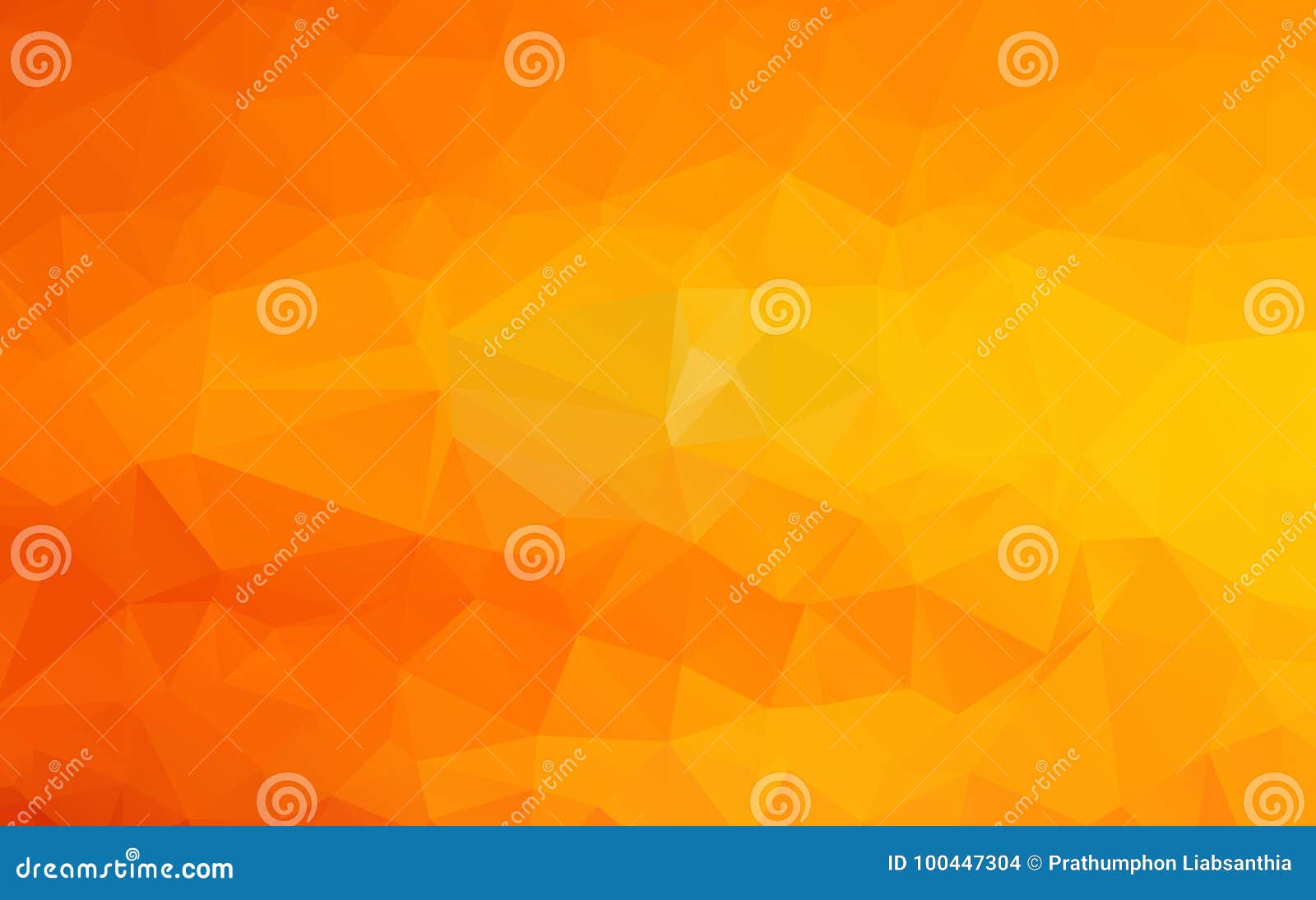 Light Orange Vector Polygonal Illustration, Which Consist of Triangles ...