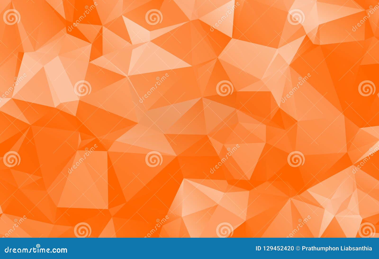 Light Orange Vector Polygonal Illustration, Which Consist of Triangles ...