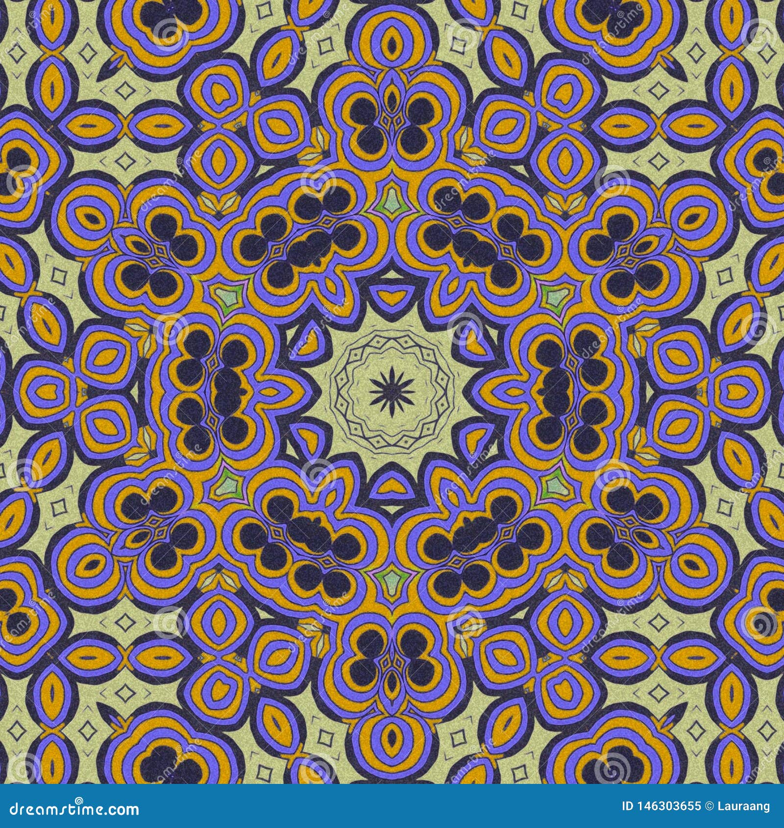 Light Orange and Violet Colors. Abstract Draw. Stock Illustration ...