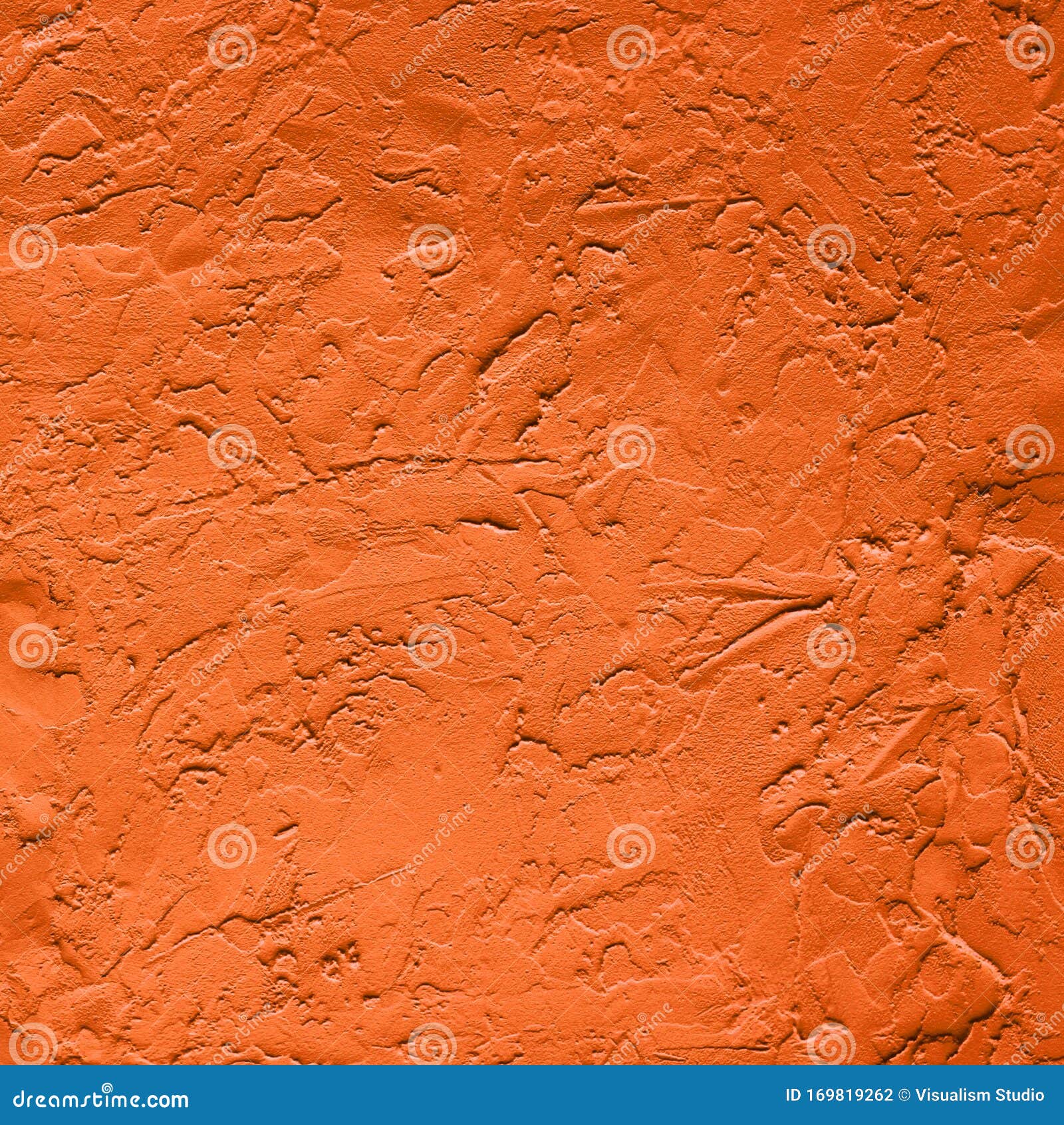 The Light Orange Wall Texture Covered with Decorative Plaster ...