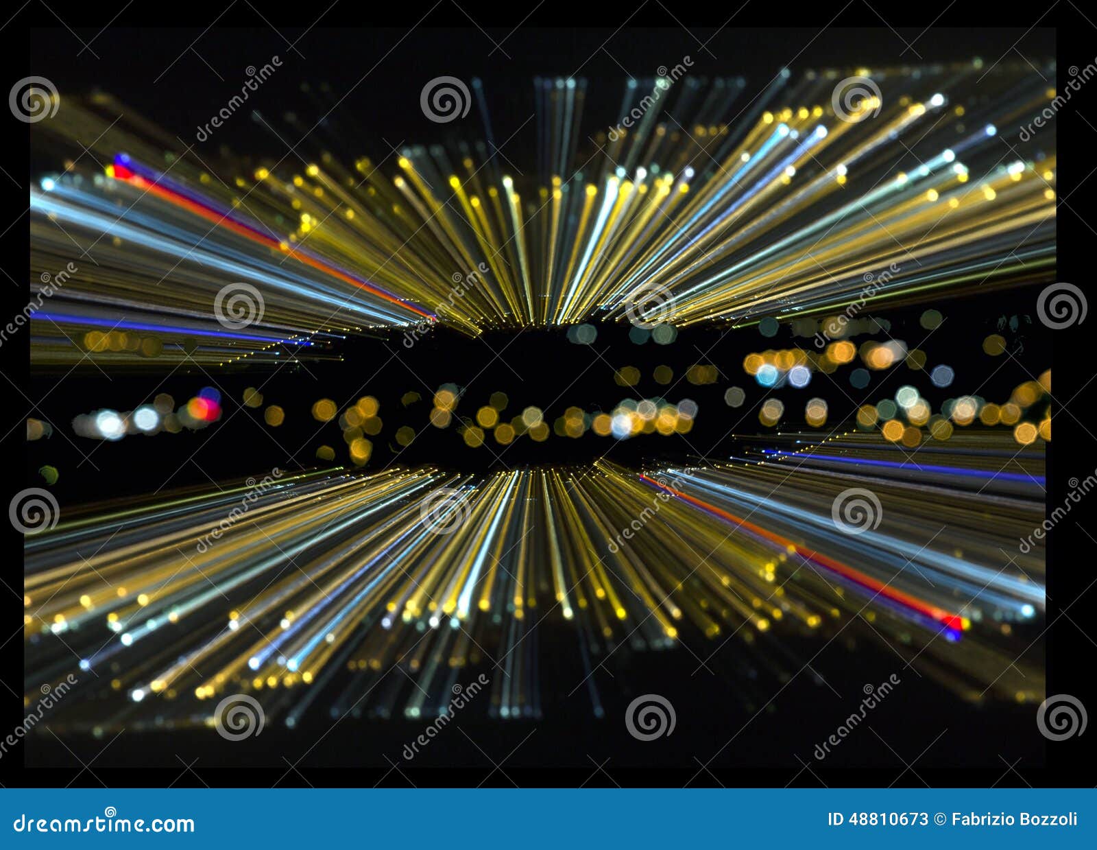 Light over the city stock image. Image of abstract, focus - 48810673