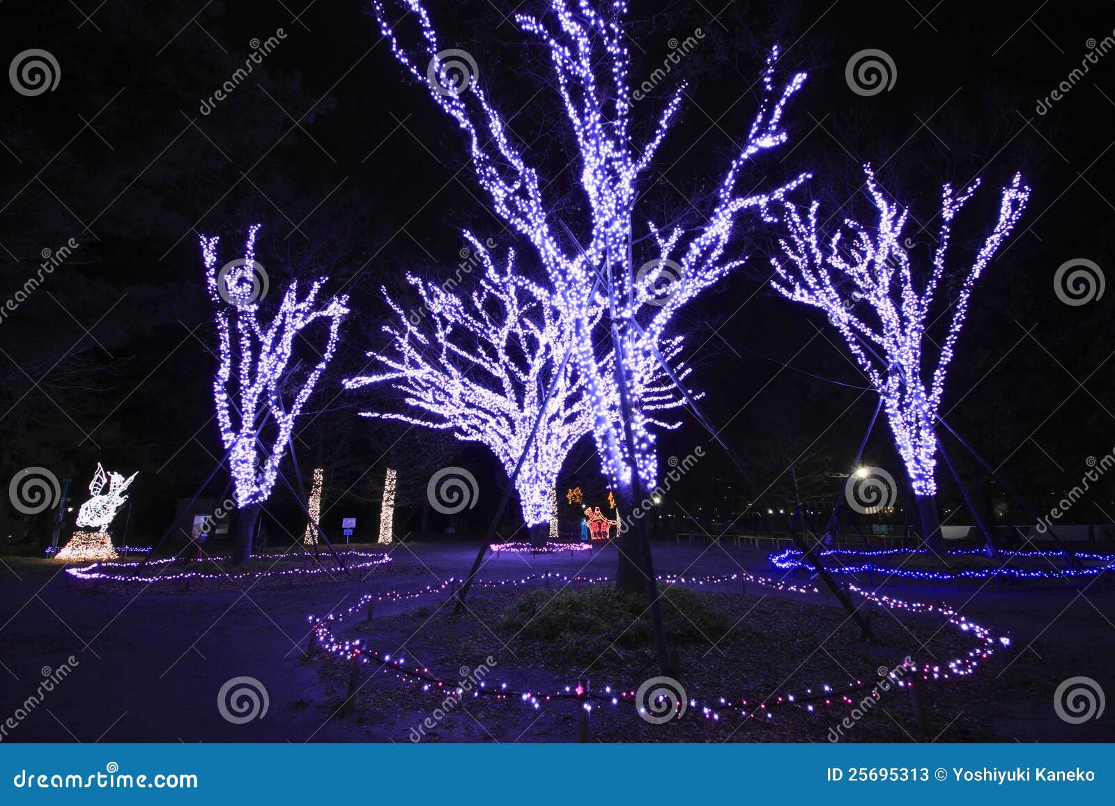 The Light of Pageant in Sendai Stock Image - Image of prefecture ...