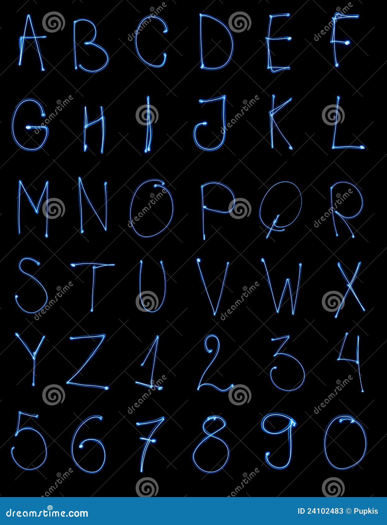 Light painted abc stock image. Image of frame, futuristic - 24102483