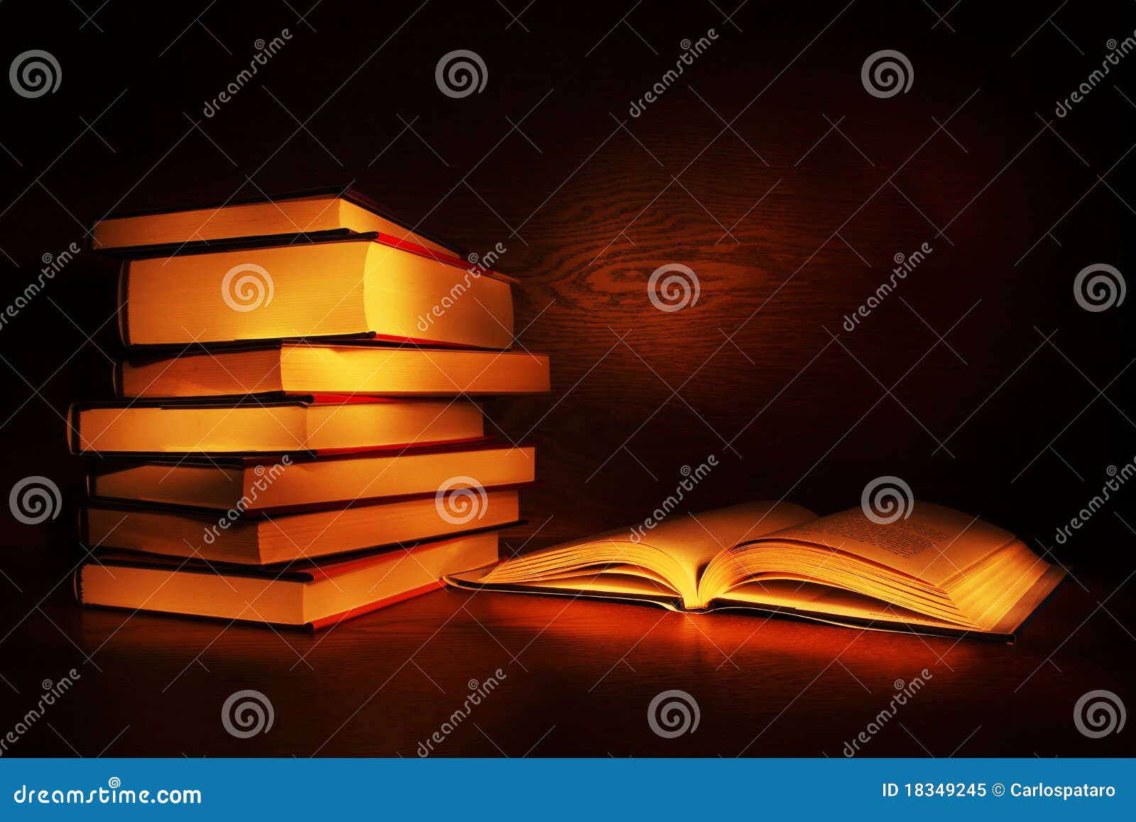 Light painted books stock image. Image of library, exam - 18349245