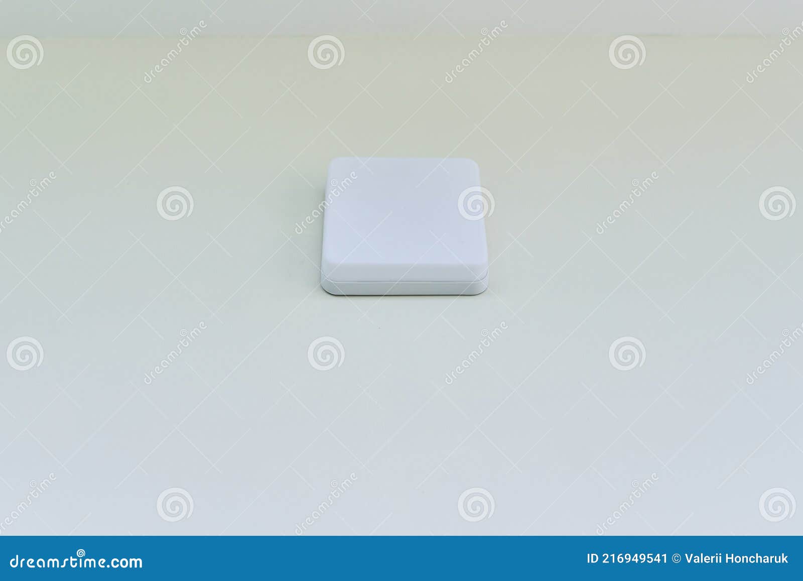 Light Painted Wall with Rectangular White LED Luminaire Stock Image ...