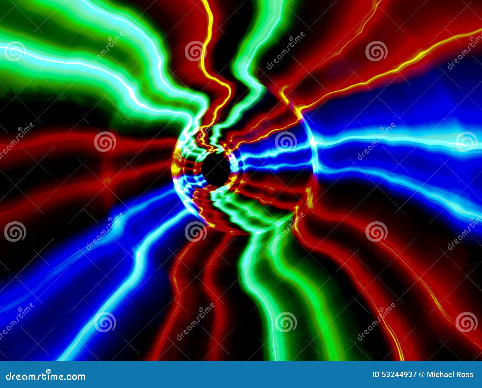 Light Painting Abstract stock illustration. Illustration of lightpaint ...