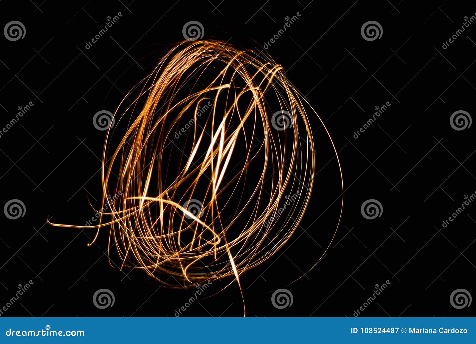 Light Painting Sphere Magic Flash Stock Image - Image of shiny, sphere ...