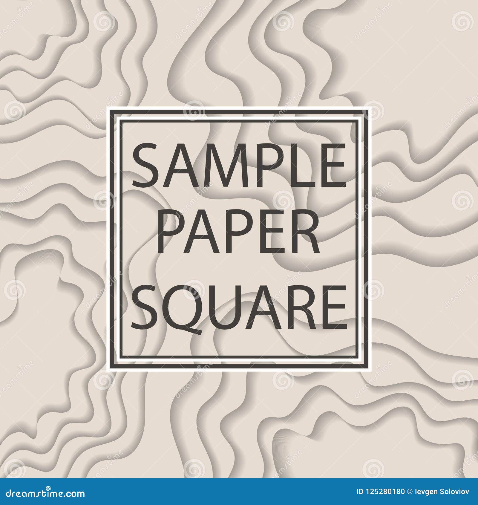 Light paper cut wallpaper stock vector. Illustration of layered - 125280180