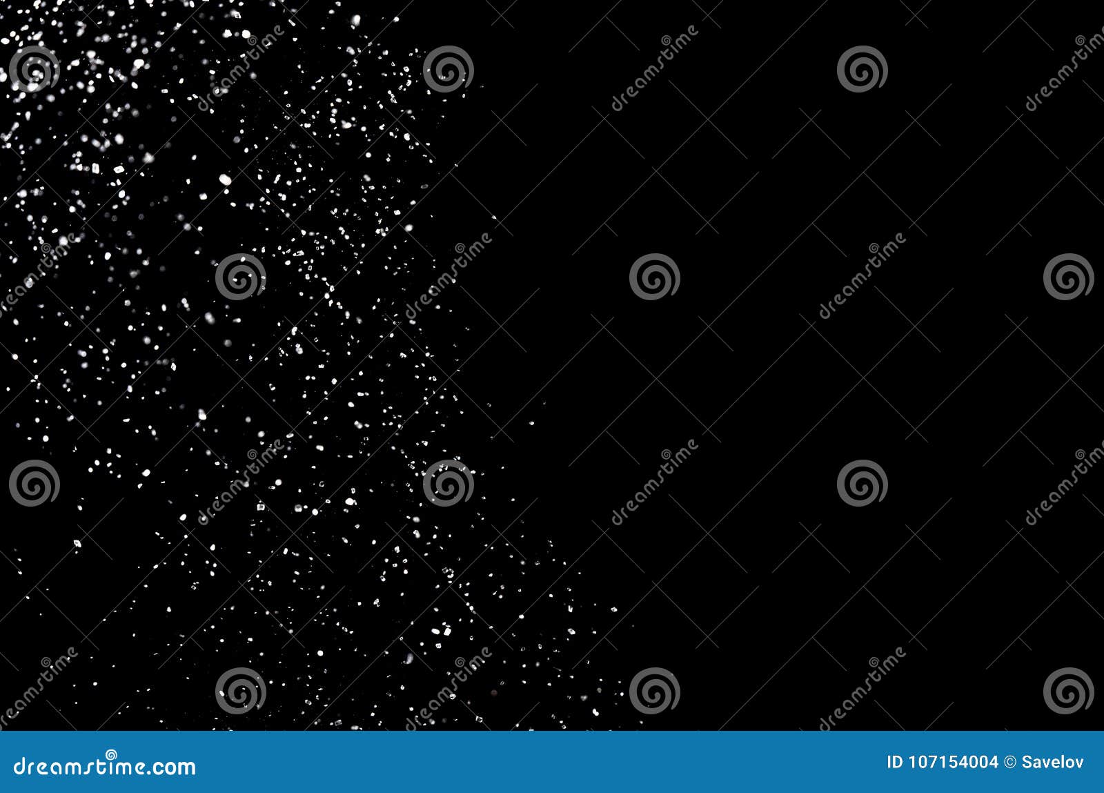Light Particles on a Black Background, Photo Stock Photo - Image of ...