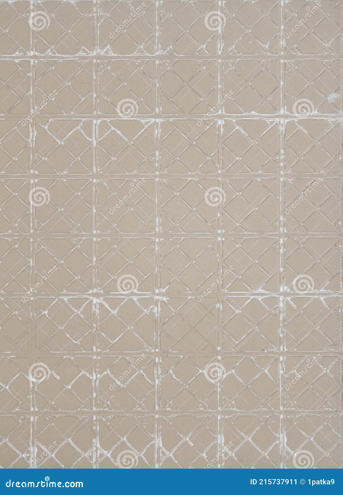 Glued Detailed Ceramic Tile from Back Stock Image - Image of glued ...