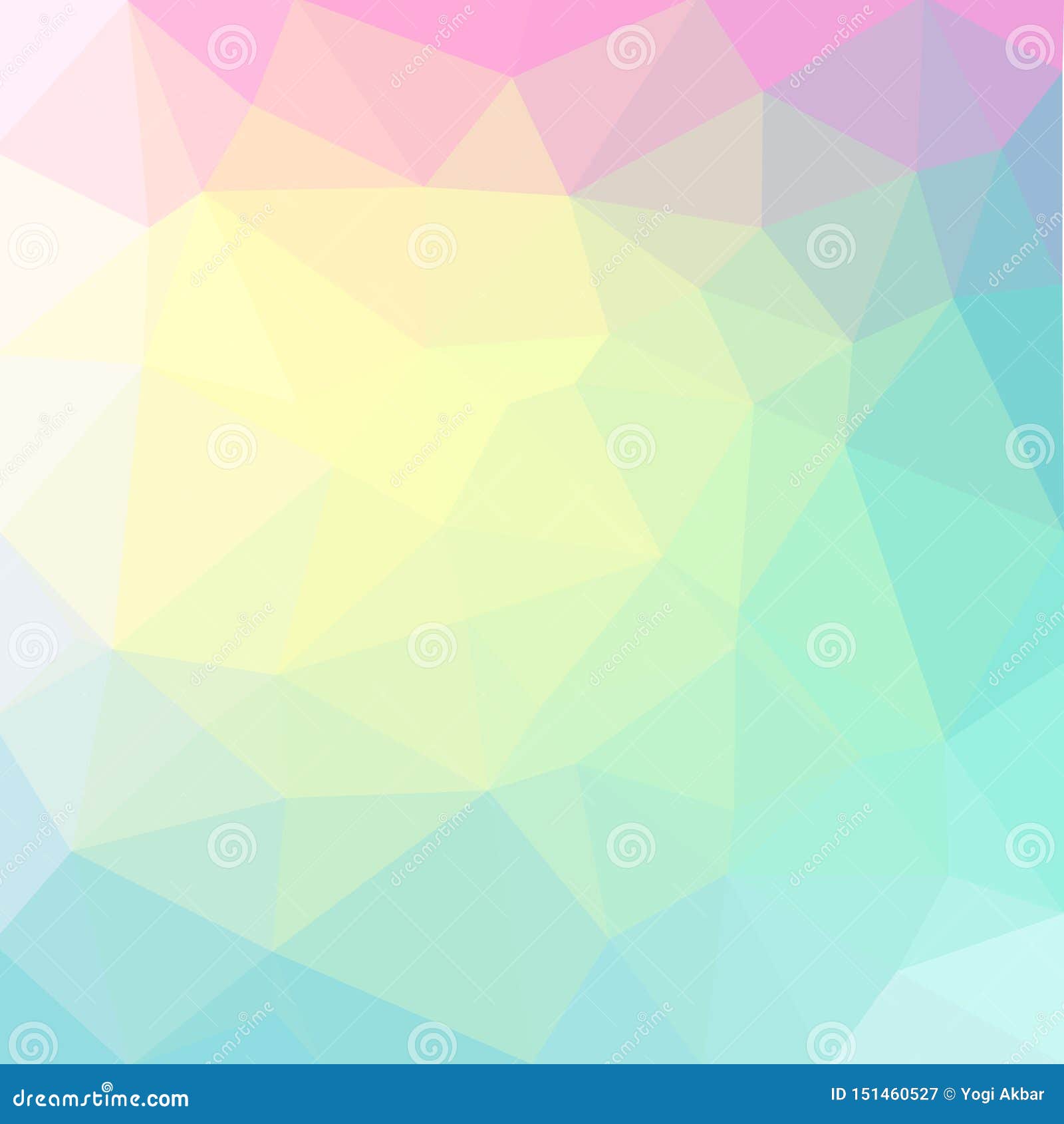 Light Pastel Color Vector Low Poly Crystal Background. Polygon Design ...